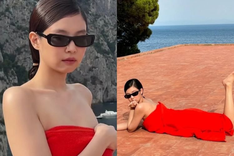Bikin Syok Jennie BLACKPINK Pamer Foto Seksi hanya Pakai Handuk Merah | inilahbandung.com
